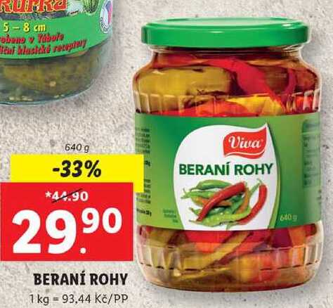 BERANÍ ROHY, 640 g v akci | AkcniCeny.cz