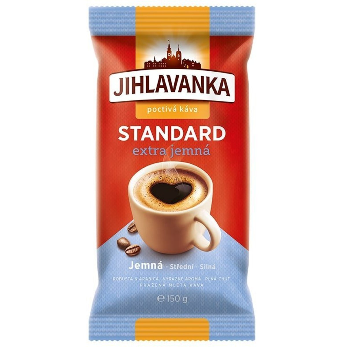 Jihlavanka Extra Standard Jemná mletá káva v akci | AkcniCeny.cz