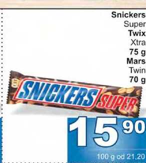 Snickers 75g v akci | AkcniCeny.cz