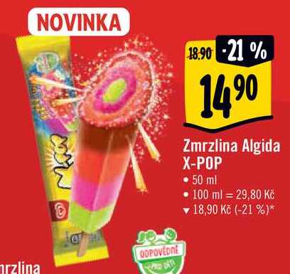 Zmrzlina Algida Kids mix multipack • 398 ml v akci | AkcniCeny.cz