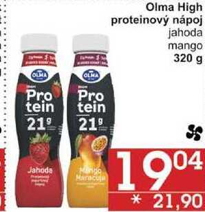 Olma High protein nápoj jahoda v akci | AkcniCeny.cz