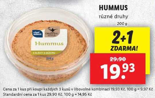BILLA Easy Hummus 160 g v akci | AkcniCeny.cz